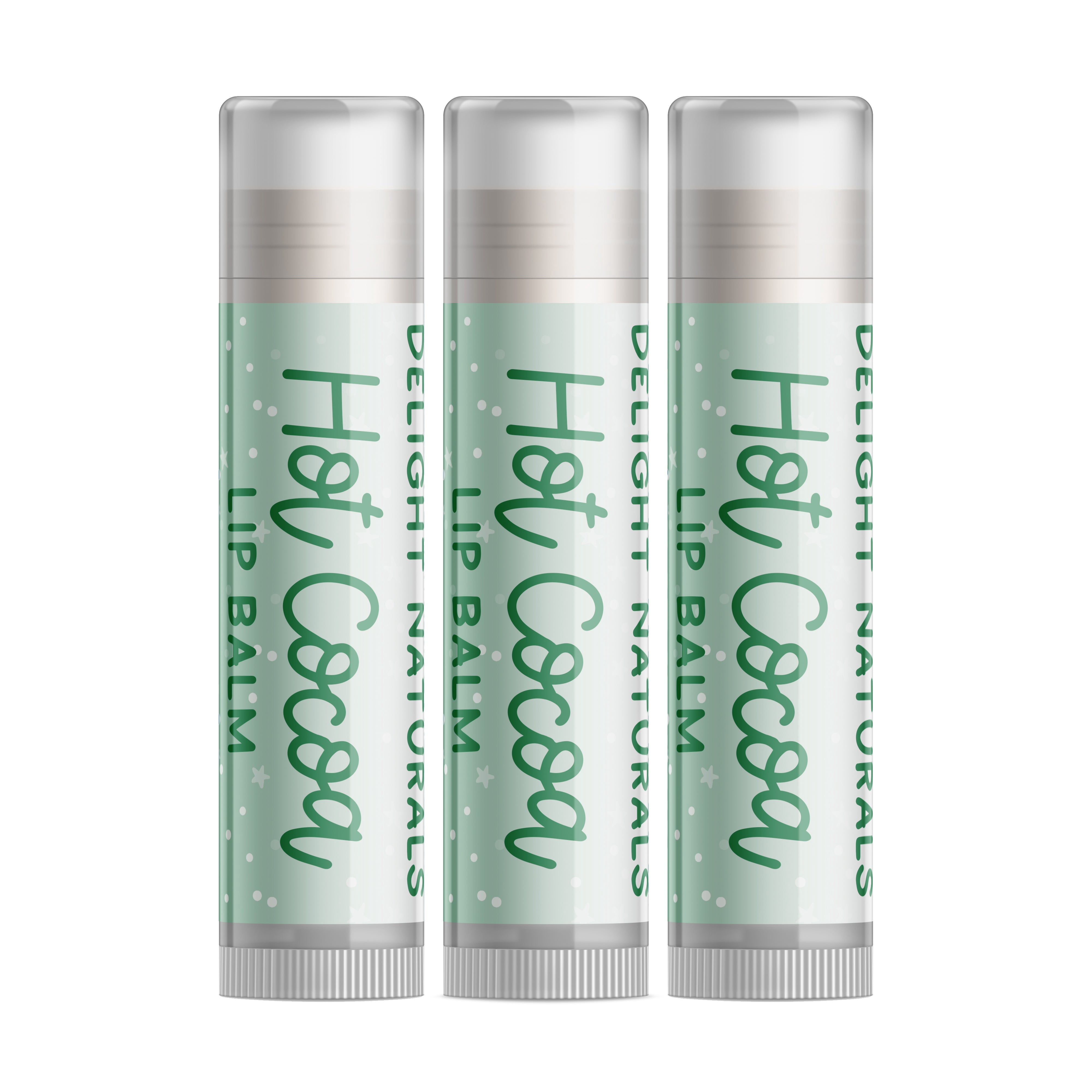 Delight Naturals Hot Cocoa Lip Balm - Three Pack - Walmart.com