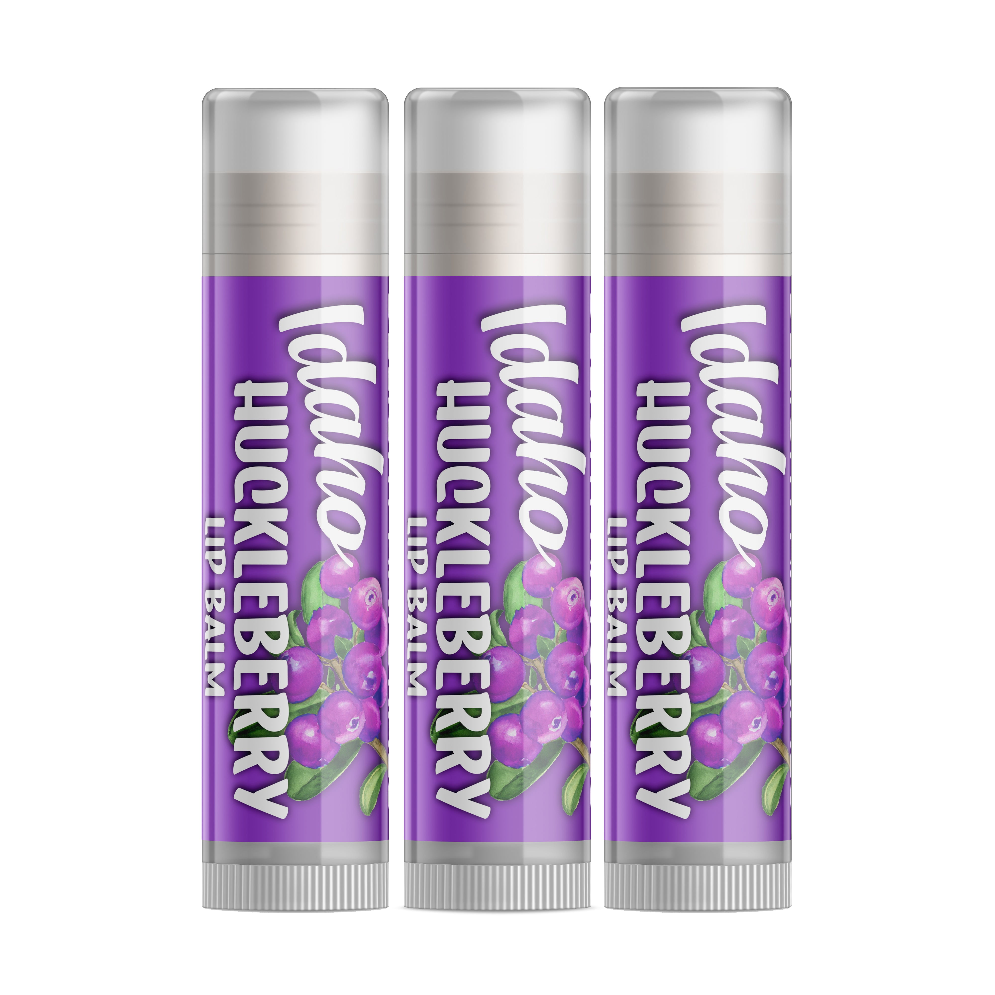 Delight Naturals Idaho Huckleberry Lip Balm - Three Pack - Walmart.com