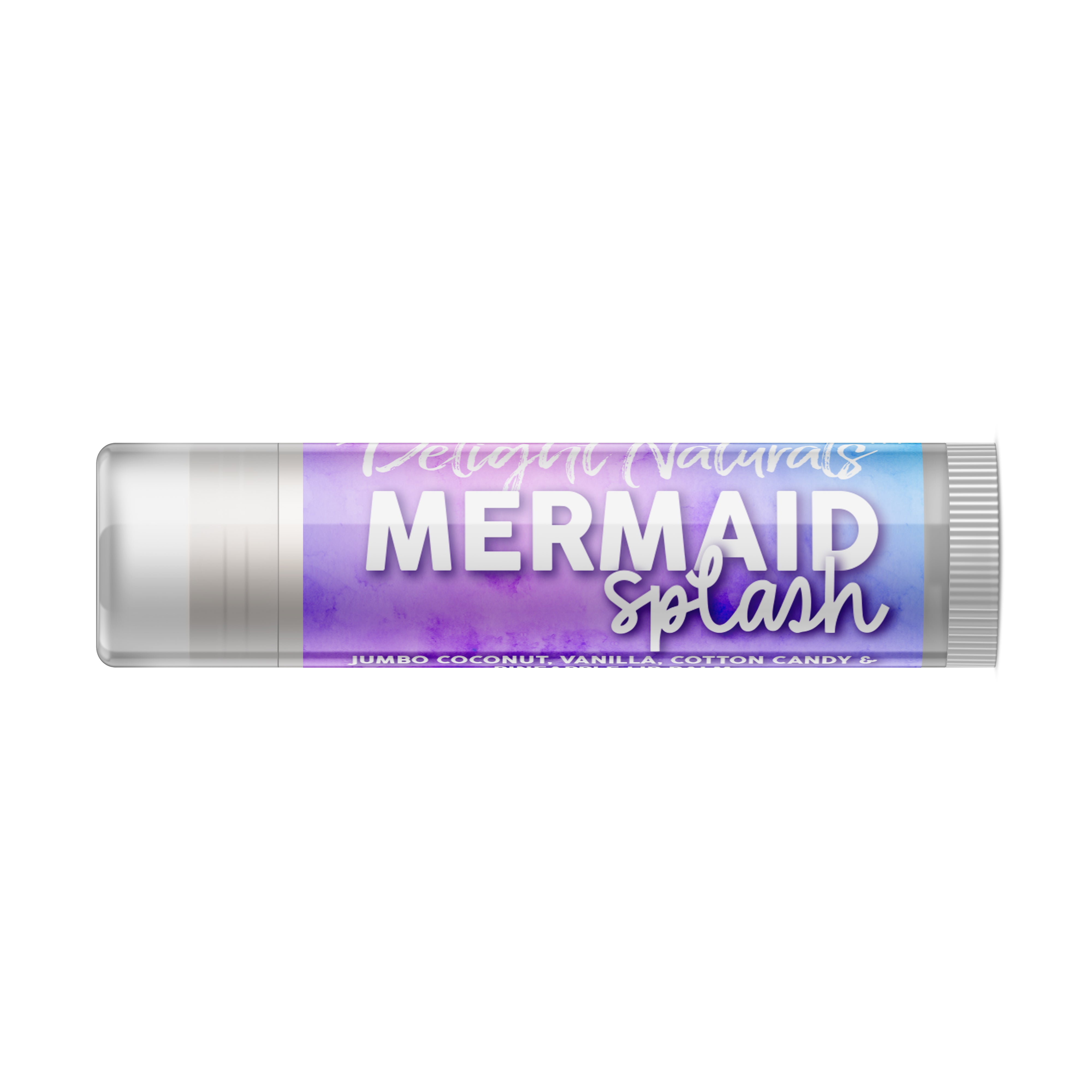 Delight Naturals Jumbo Lip Balm - Mermaid Splash - Walmart.com