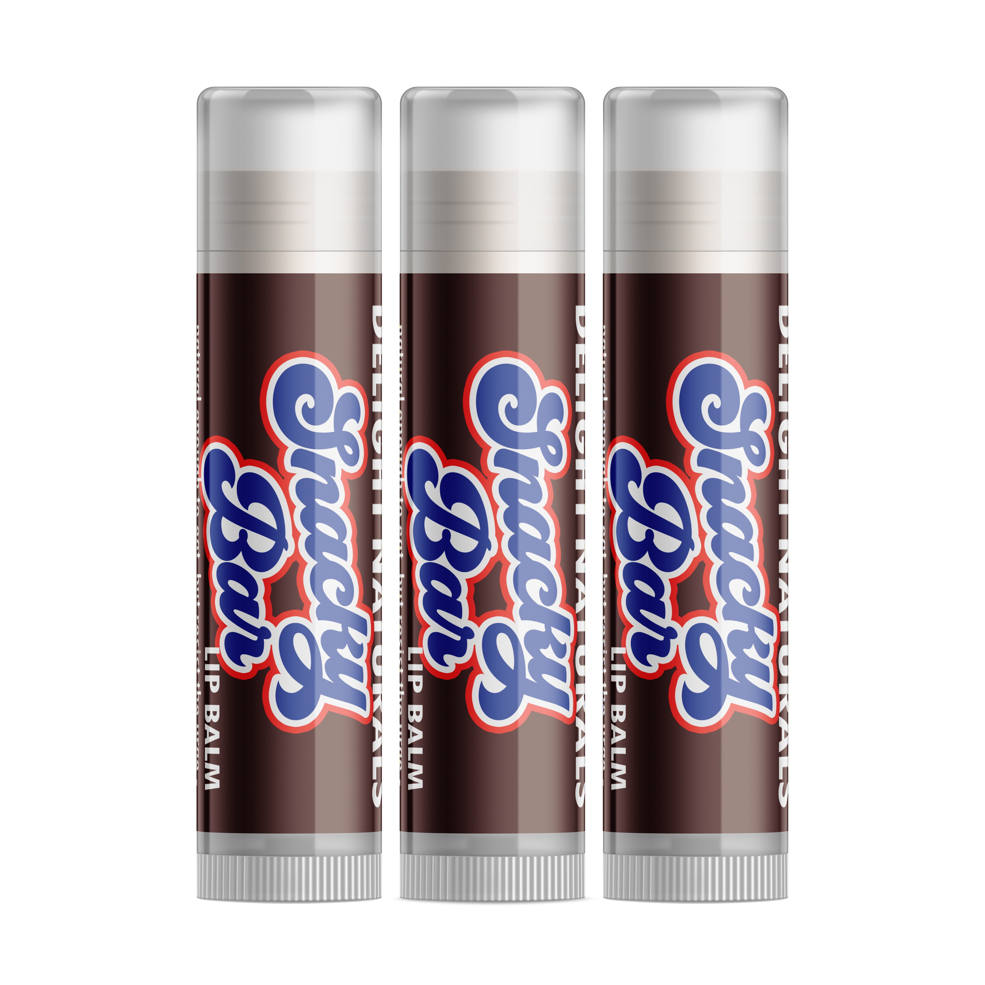 Delight Naturals Snacky Bar Lip Balm - 3 Pack - Walmart.com
