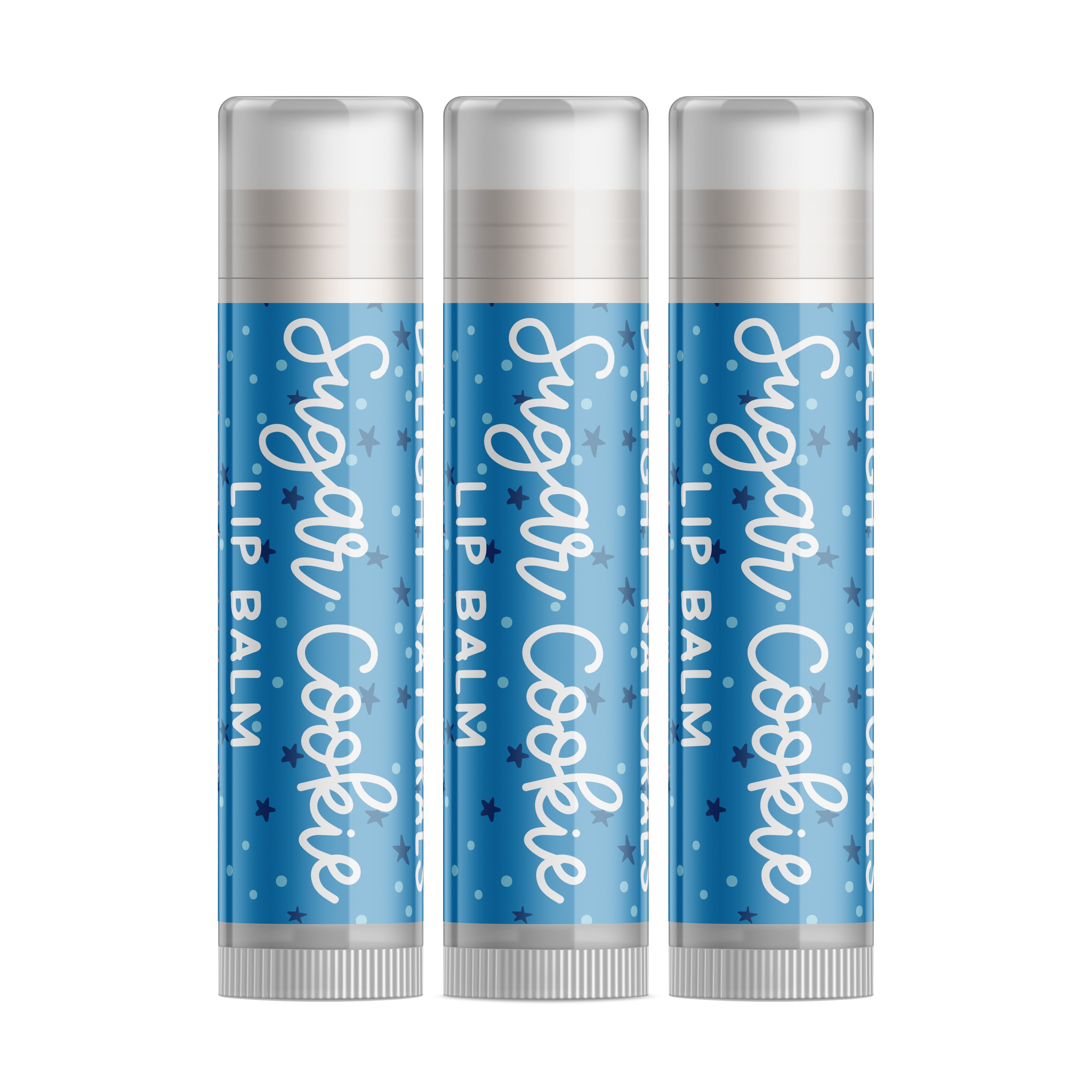 Delight Naturals Sugar Cookie Lip Balm - Three Pack - Walmart.com