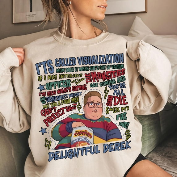 Delightful Derek St5 Sweatsshirt , Funny St5 Movie , Derek Funny Quotes ...