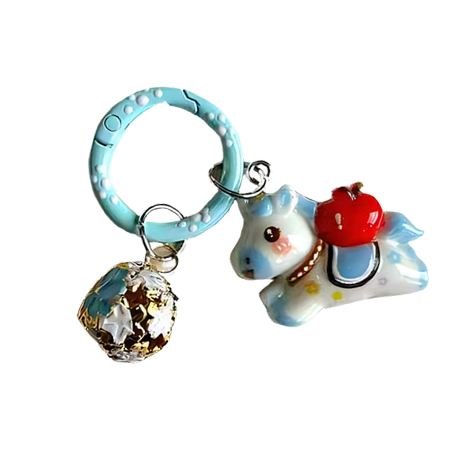 Delightful Little Horse Key Rings Includes A Jingling Bells Compact And ...