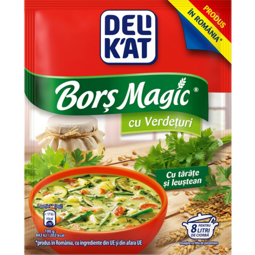 Delikat Bors Magic cu Verdeturi BORSCH with Herbs Lovage Sour Soup Base ...