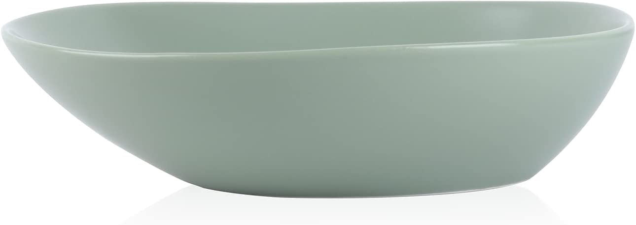 Delilah 8-inch Bowl 6-Piece Dish Set, Porcelain, Honeydew - Walmart.com
