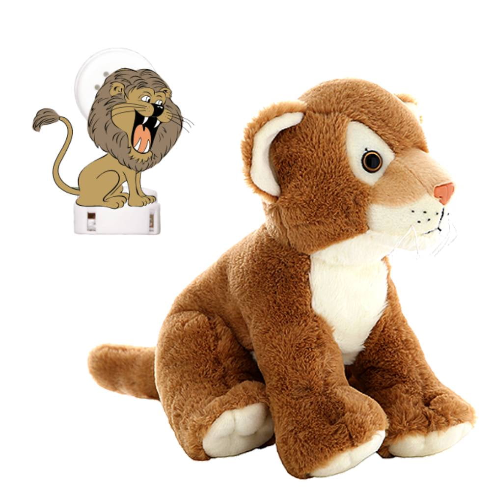 Plush Gear Delilah the Lion Plush Toy – 8 Inch Cuddly Stuffed Animal ...