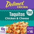 Delimex Chicken & Cheese Taquitos Frozen Snacks, 16 Count Box - Walmart.com