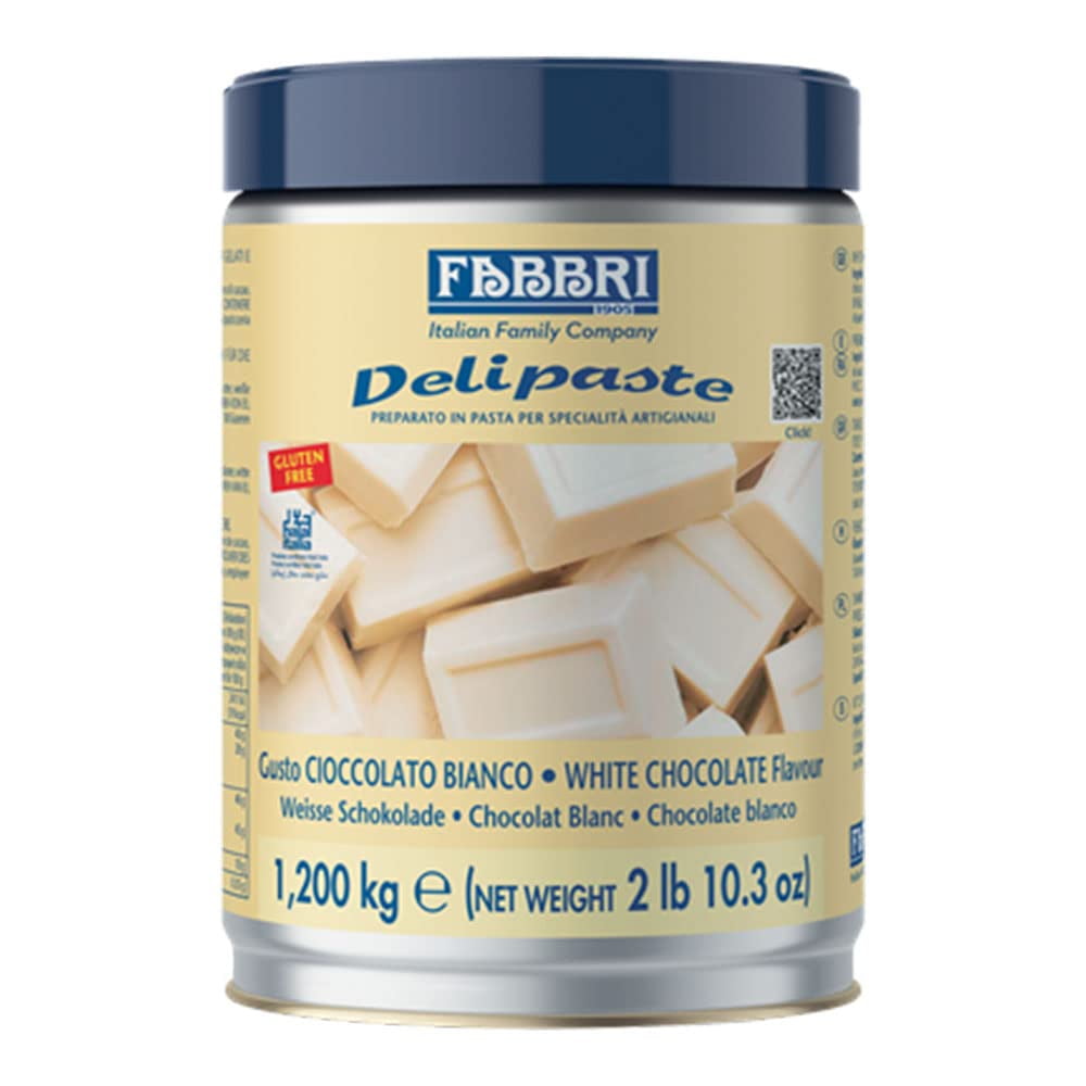 Delipaste White Chocolate, Flavoring Compound for Gelato, Ice Cream ...