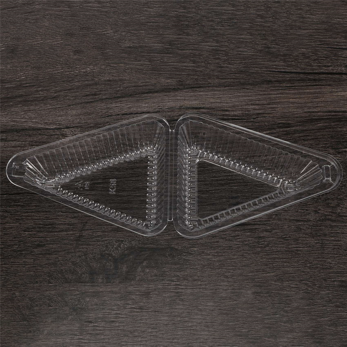 Qilidiba 100Pcs Triangle Cheesecake Boxes Slice Cake Box Triangle Pie ...