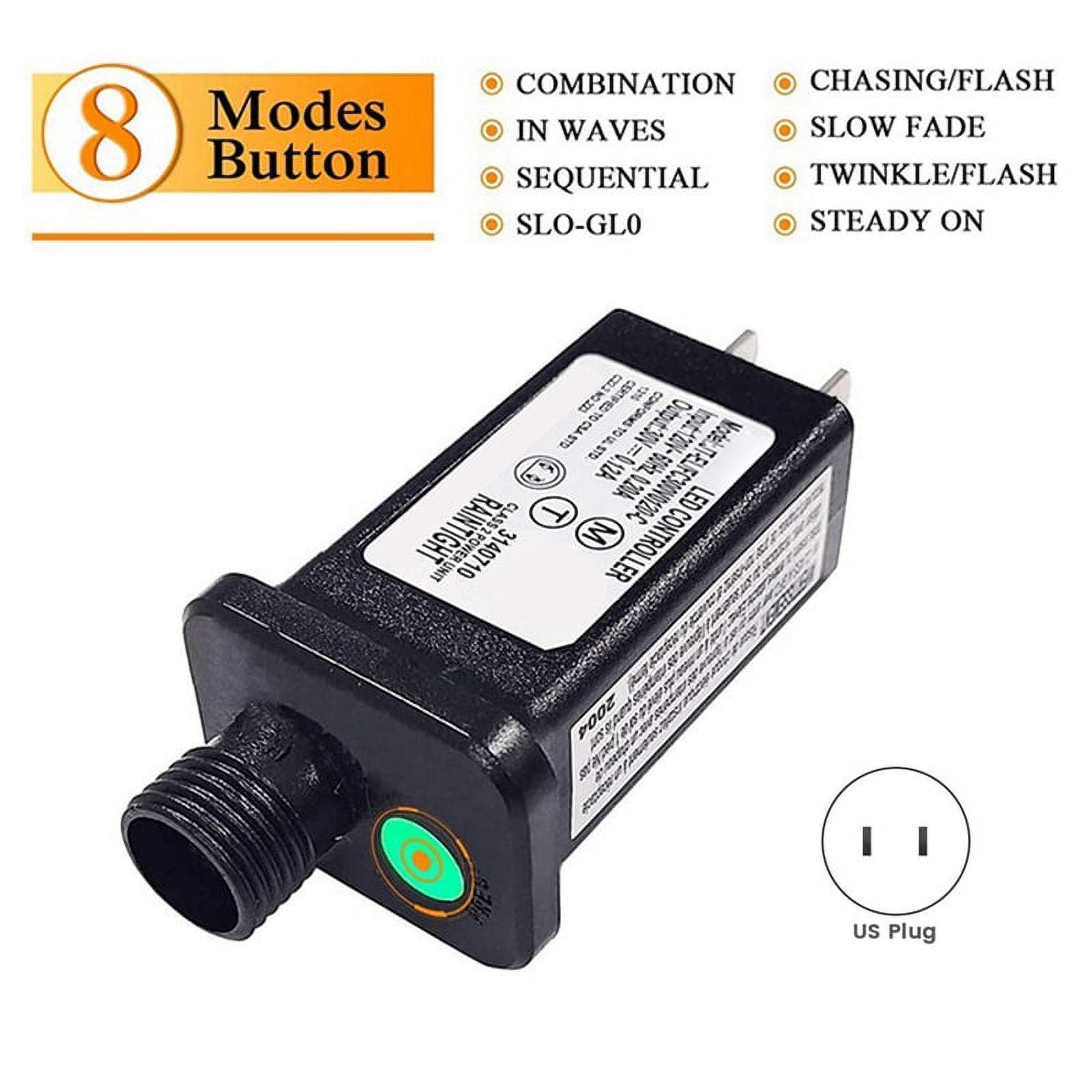 Qilidiba 24V Transformer Plug Power Supply Suitable for Christmas ...