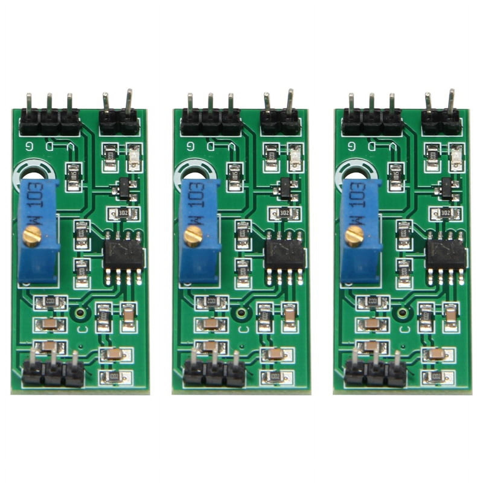 Qilidiba 3Pcs LM393 3.5-24V Voltage Comparator Module with LED ...