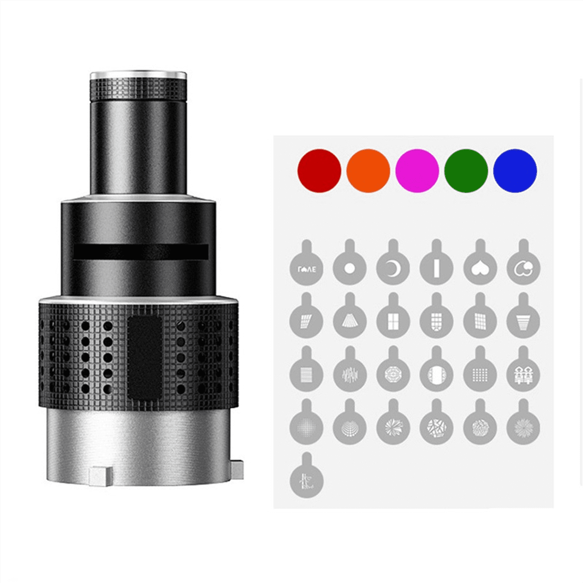 Deliqiba Photograph Flash Snoot Conical Lens Video Photo Studio Light Kit with Optical Spotlight ...