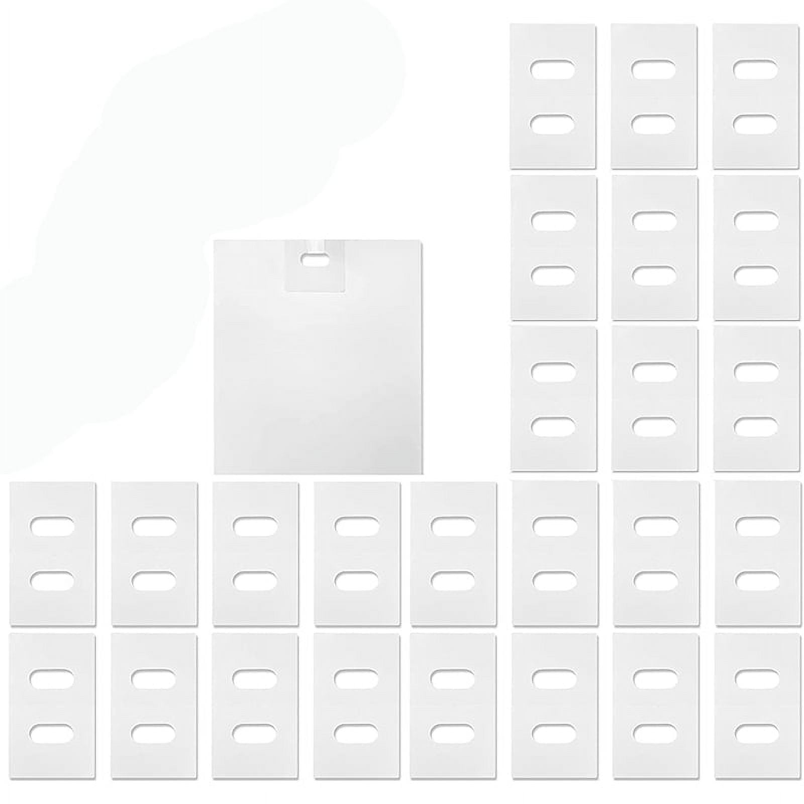 Deliqiba Vertical Blind Repair Tabs-25 Sets Clear Vertical Blind Repair ...