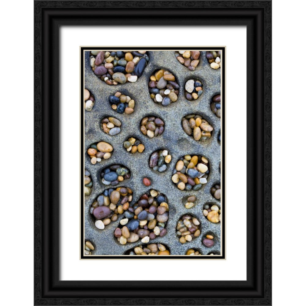 Delisle, Gilles 17x24 Black Ornate Wood Framed with Double Matting ...