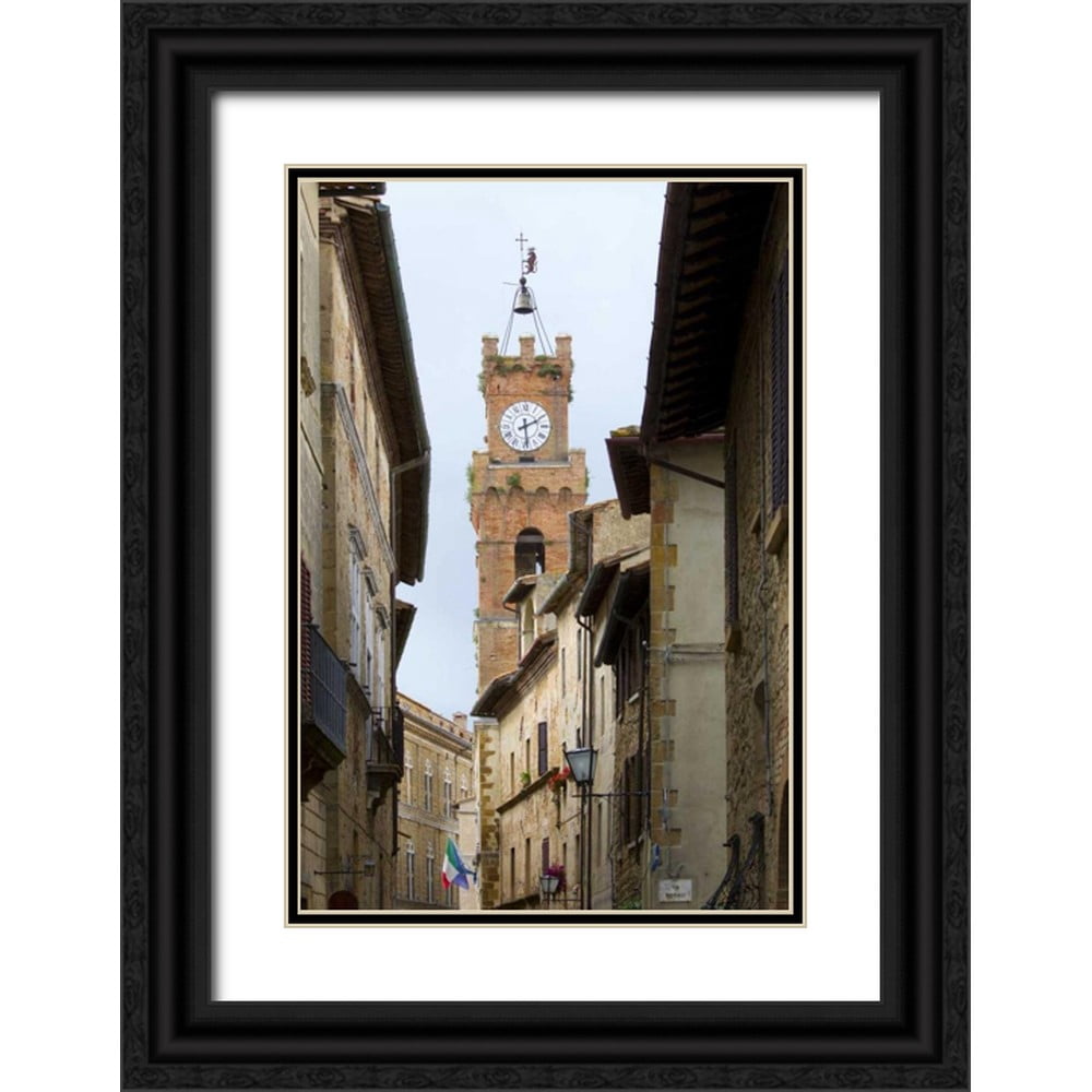 Delisle, Gilles 17x24 Black Ornate Wood Framed with Double Matting ...
