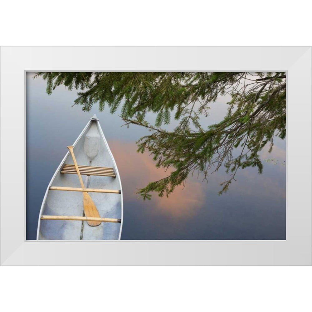 Delisle, Gilles 18x13 White Modern Wood Framed Museum Art Print Titled ...