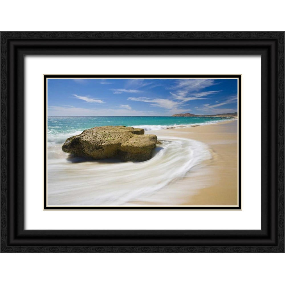 Delisle, Gilles 24x17 Black Ornate Wood Framed with Double Matting ...
