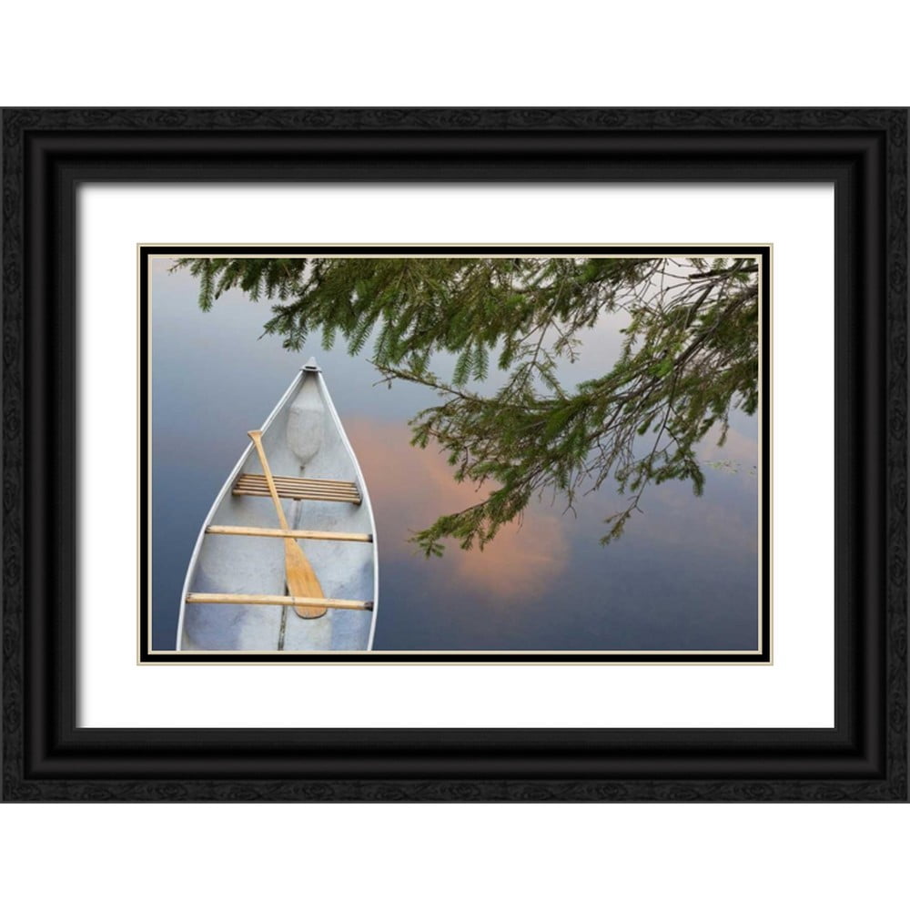 Delisle, Gilles 32x22 Black Ornate Wood Framed with Double Matting ...