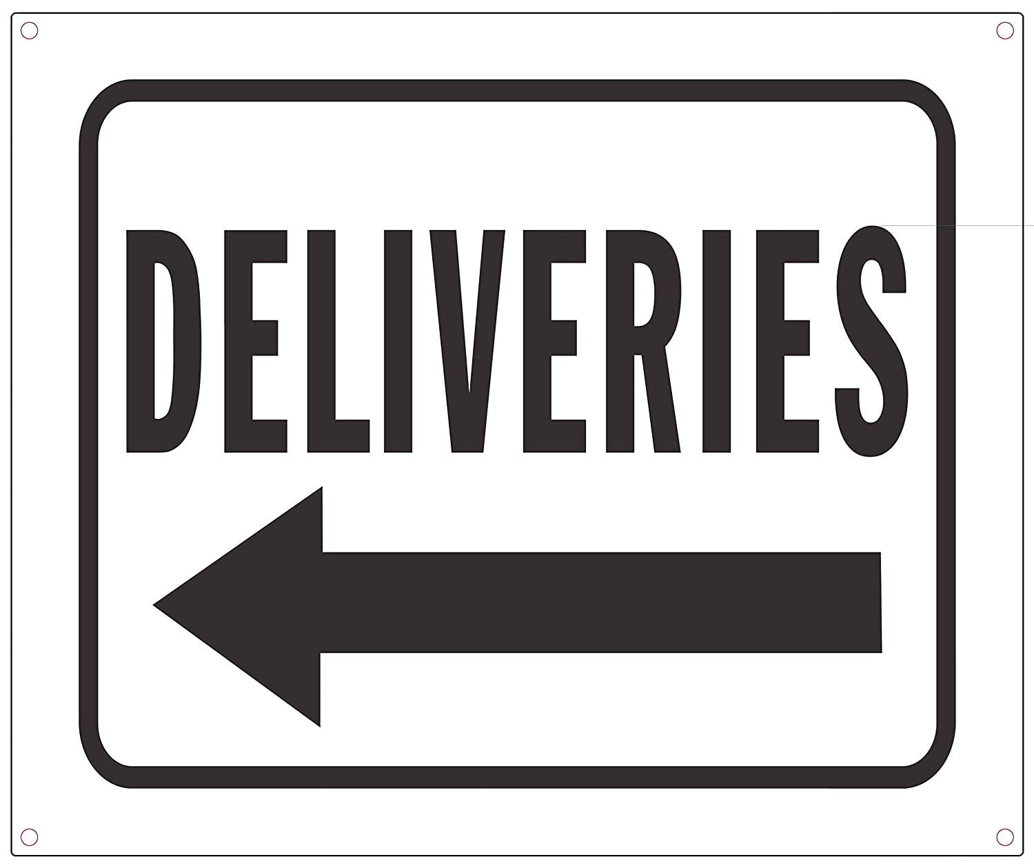 Walmart Deliveries Left Arrow Sign, White Background, Rust Free ...
