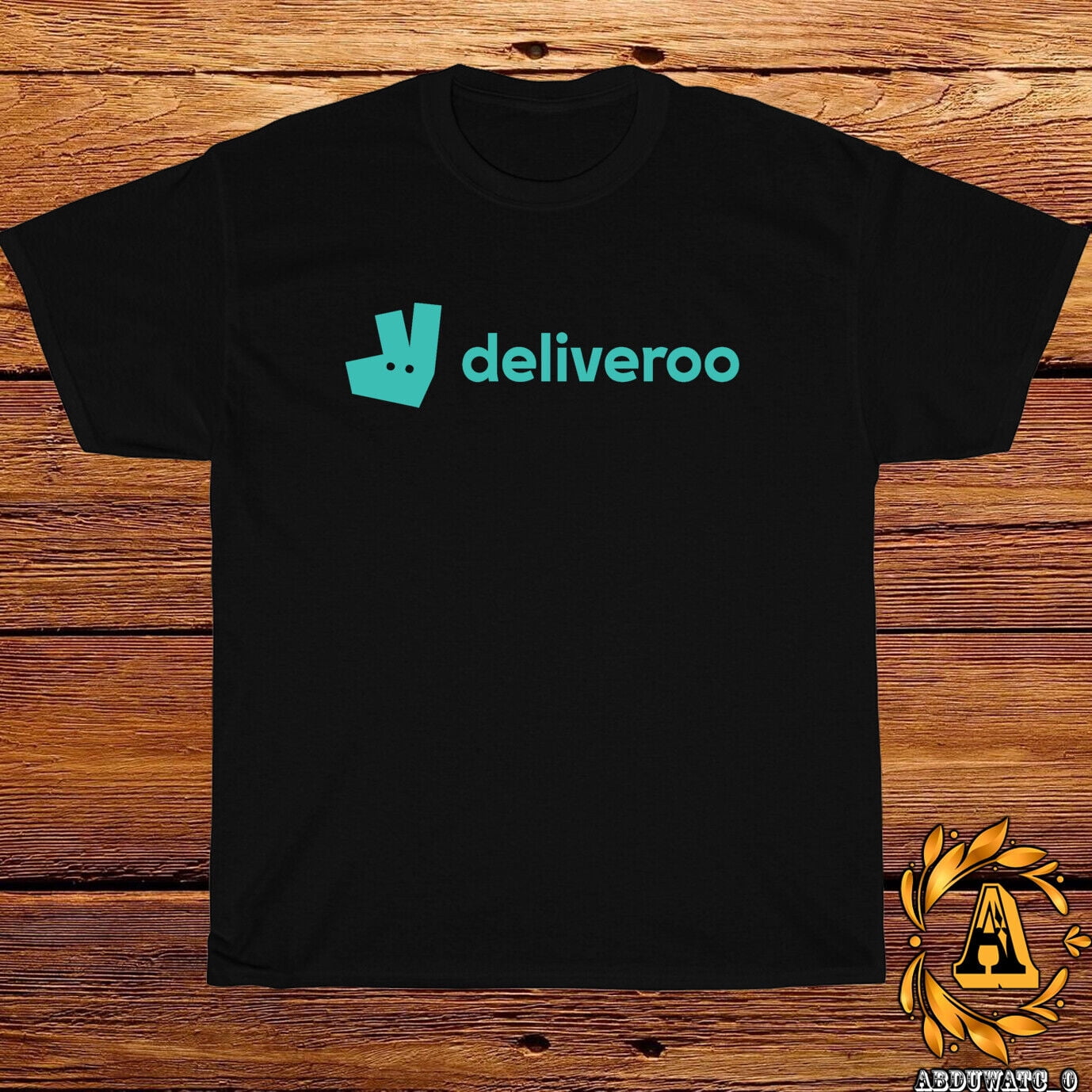 Deliveroo Logo Black/ Grey/ White/ Navy / Red T-Shirt Size S-5XL ...