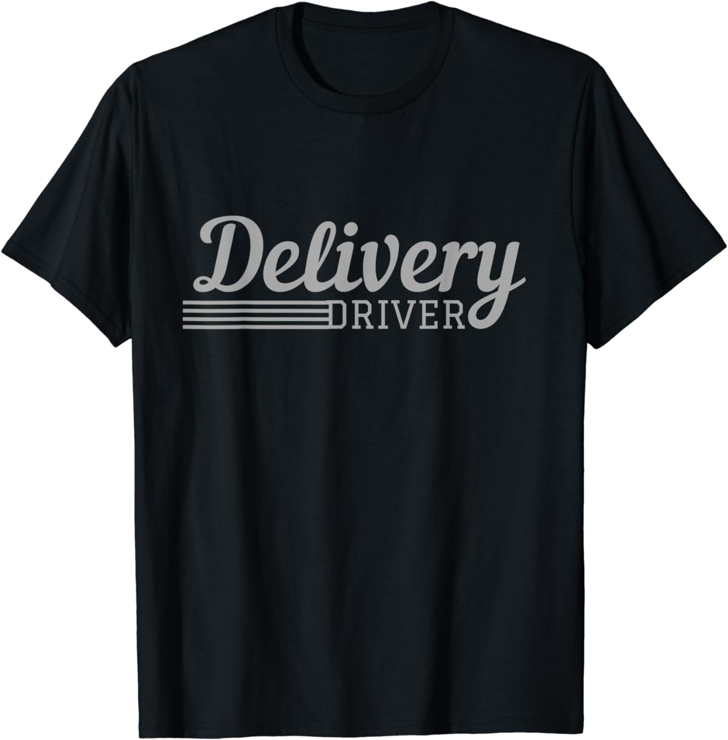 Delivery Driver with Tire Tracks, Perfect for Food & Parcel T-Shirt ...