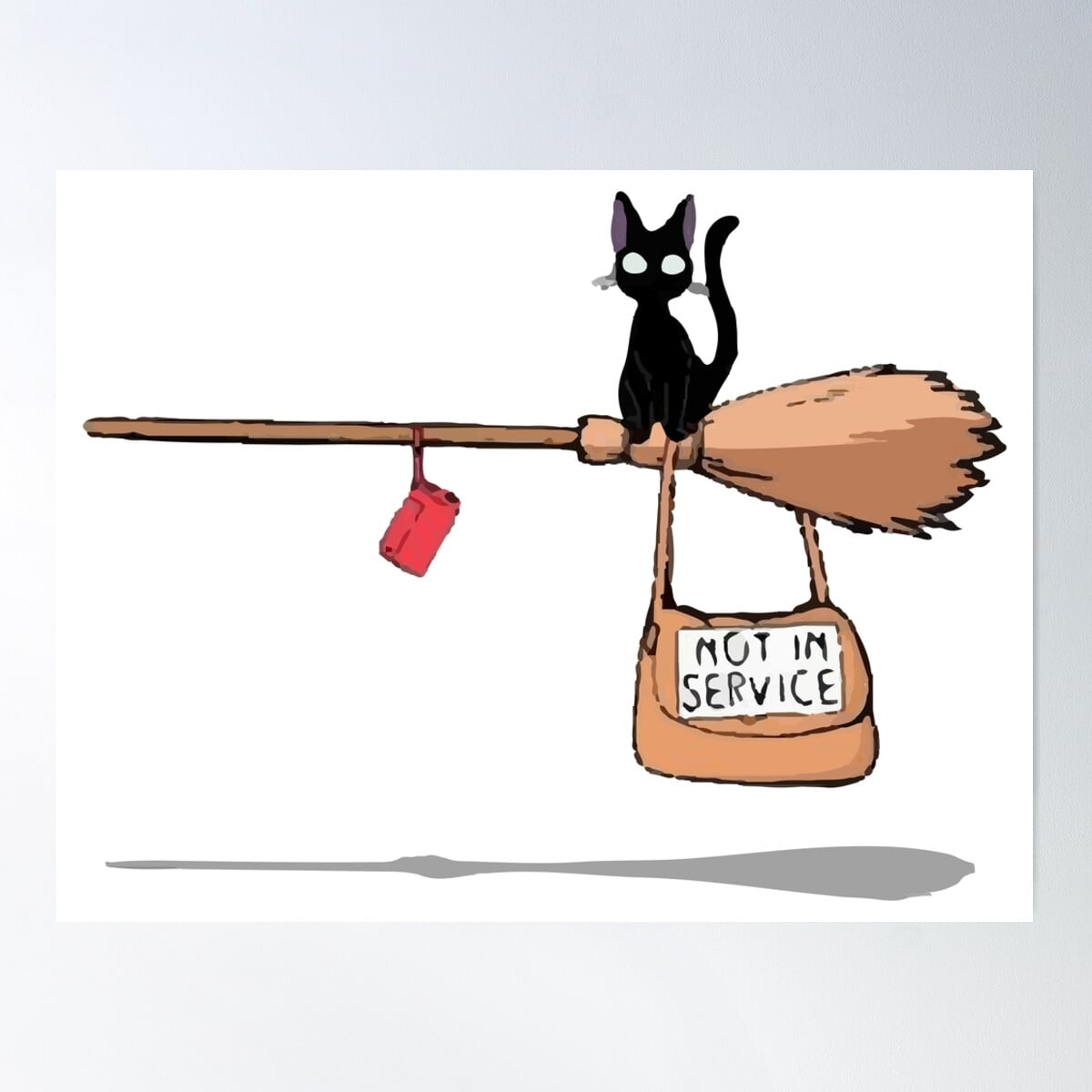 Delivery Not In Service Poster Wall Art, Modern Wall Decor For Living ...