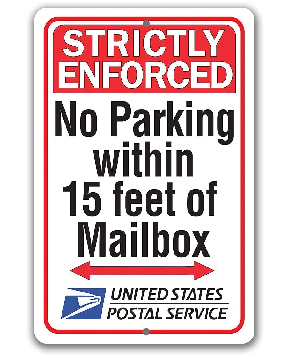 Delivery Sign for Package and Box Deliveries - No Parking 1 Feet of ...