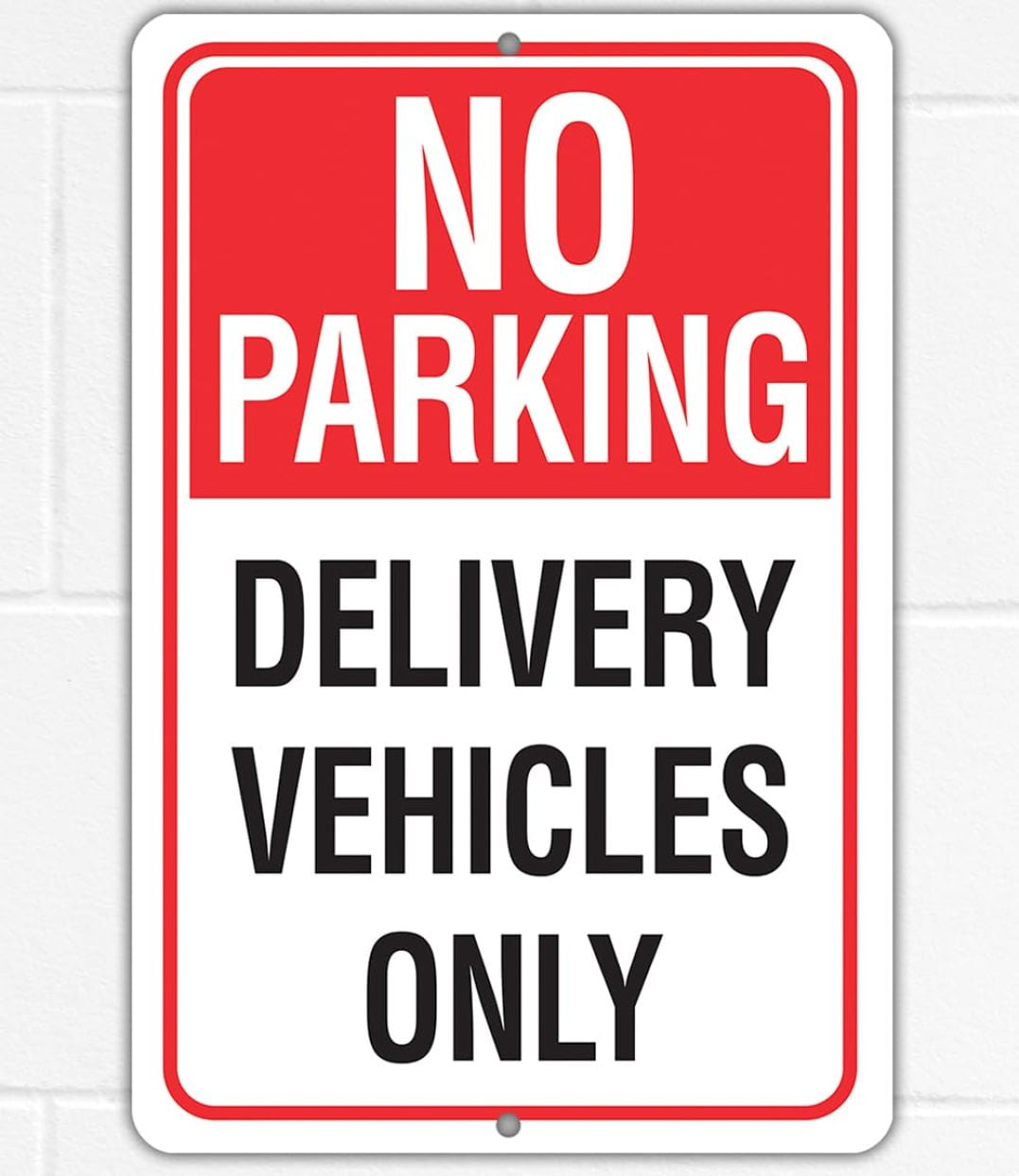 Delivery Sign for Package & Box Deliveries - No Parking Delivery ...