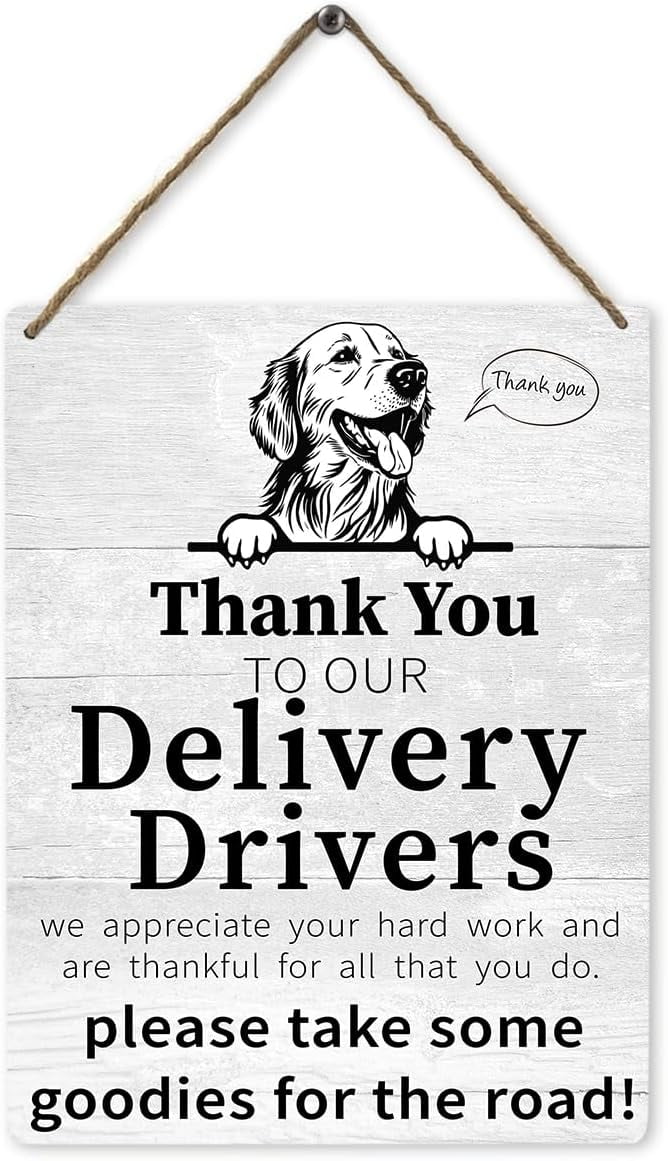Delivery Sign,Thank You to Our Delivery Drivers,Delivery Driver Snack ...