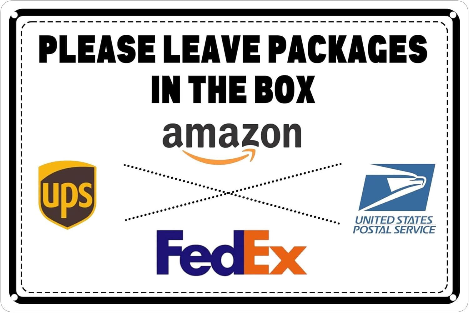 Delivery Signs For Packages Package Delivery Boxes For Outside Package ...