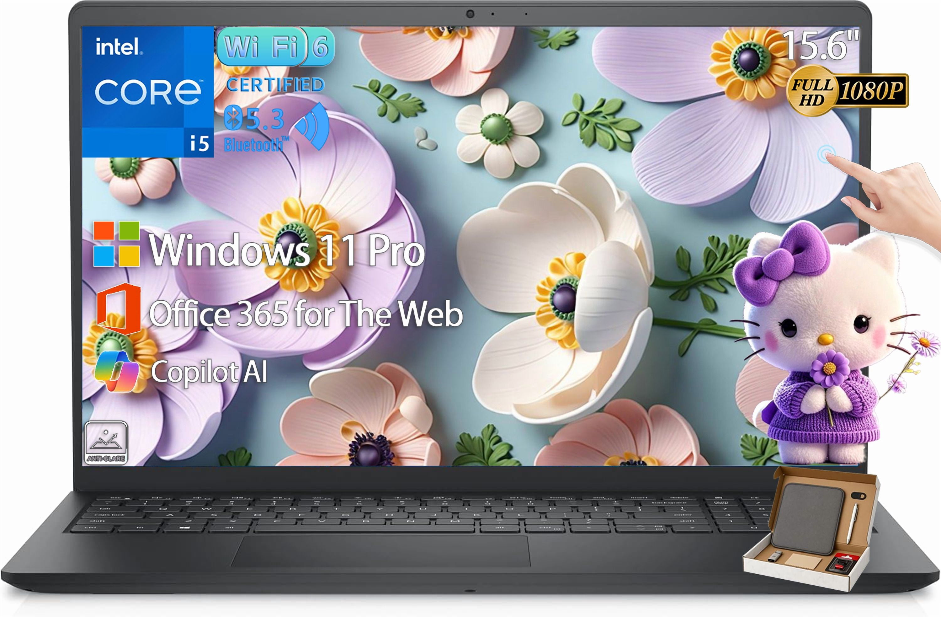 Dell 15.6" FHD Touchscreen Laptop | 13th Gen Intel Core i5-1334U | 8GB ...