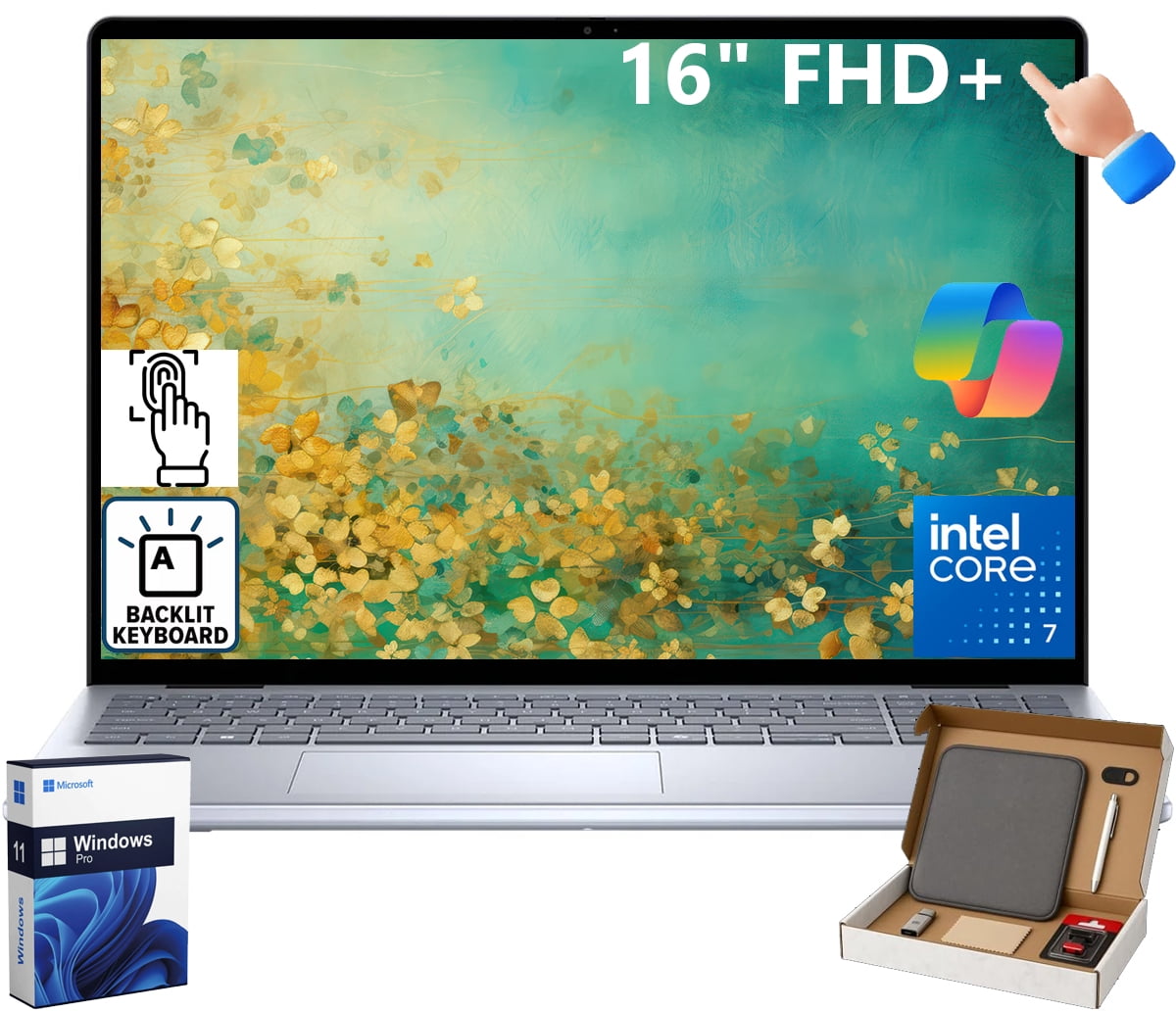 Dell 16" FHD+ Touchscreen Business Laptop, 64GB DDR5, 1TB SSD, Intel ...