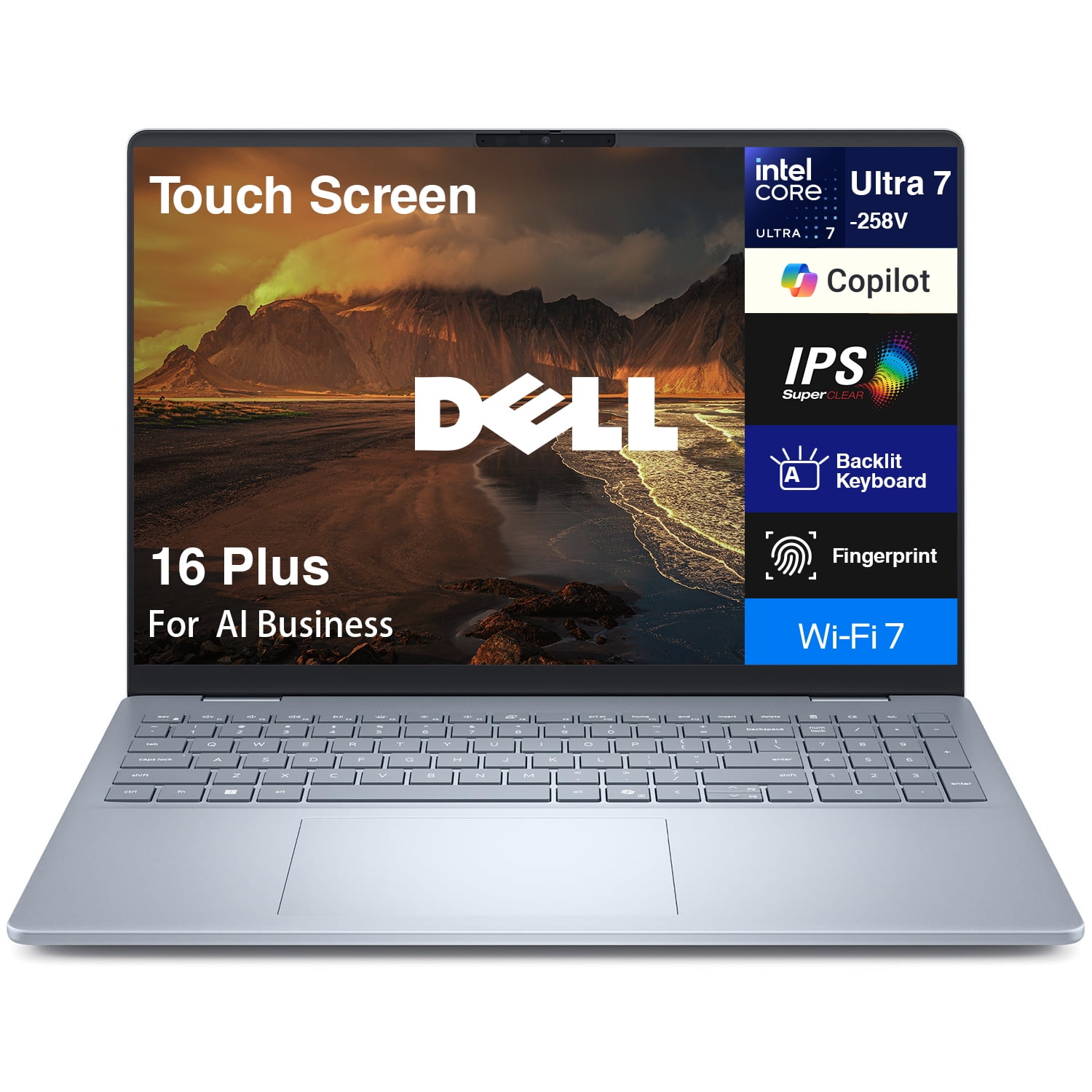Dell 16 Plus AI Business Laptop 16.0in WUXGA (Intel Ultra 7-258V, 32GB ...