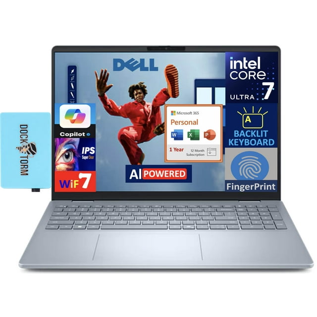 Dell 16 Plus AI Powered Laptop 16.0in IPS WQXGA Display (Intel Ultra 7 ...