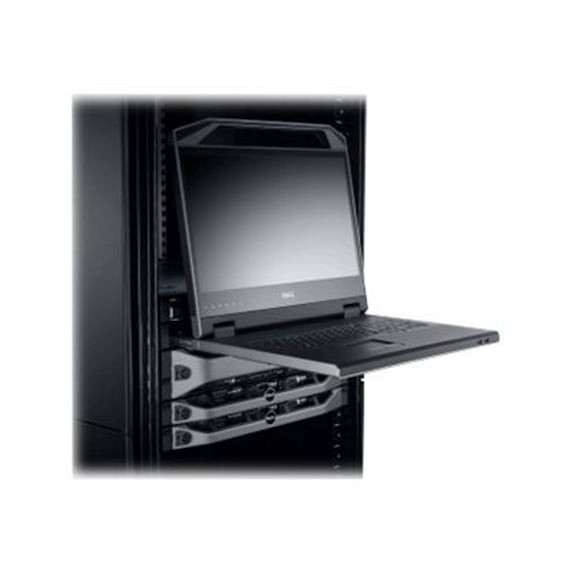 Dell 18.5 in 1U Rackmount LED KMM Console - English Language Keyboard ...