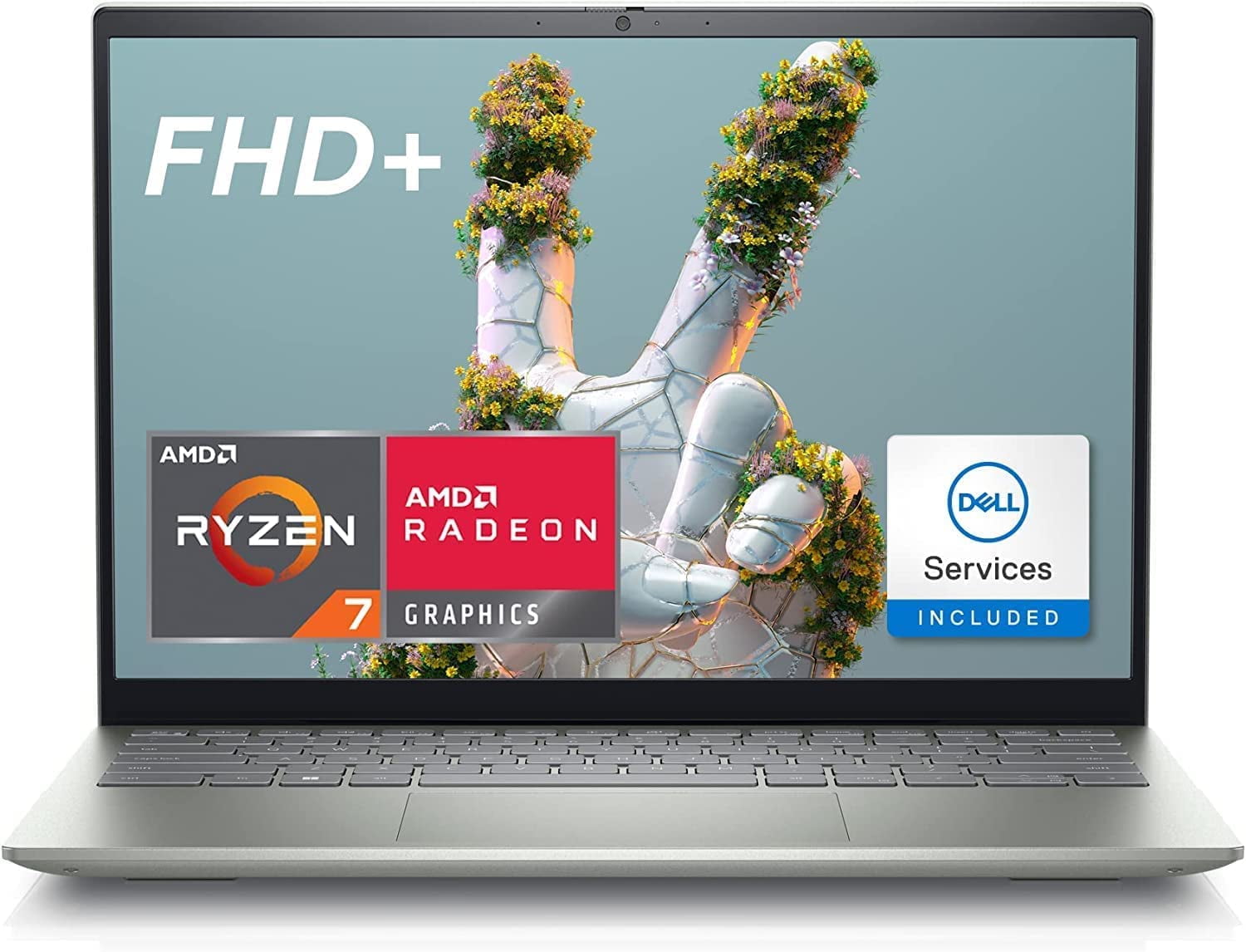 Dell 2023 Inspiron 14 Laptop, 14" FHD(1920 x 1200) Display, AMD Ryzen 7 ...