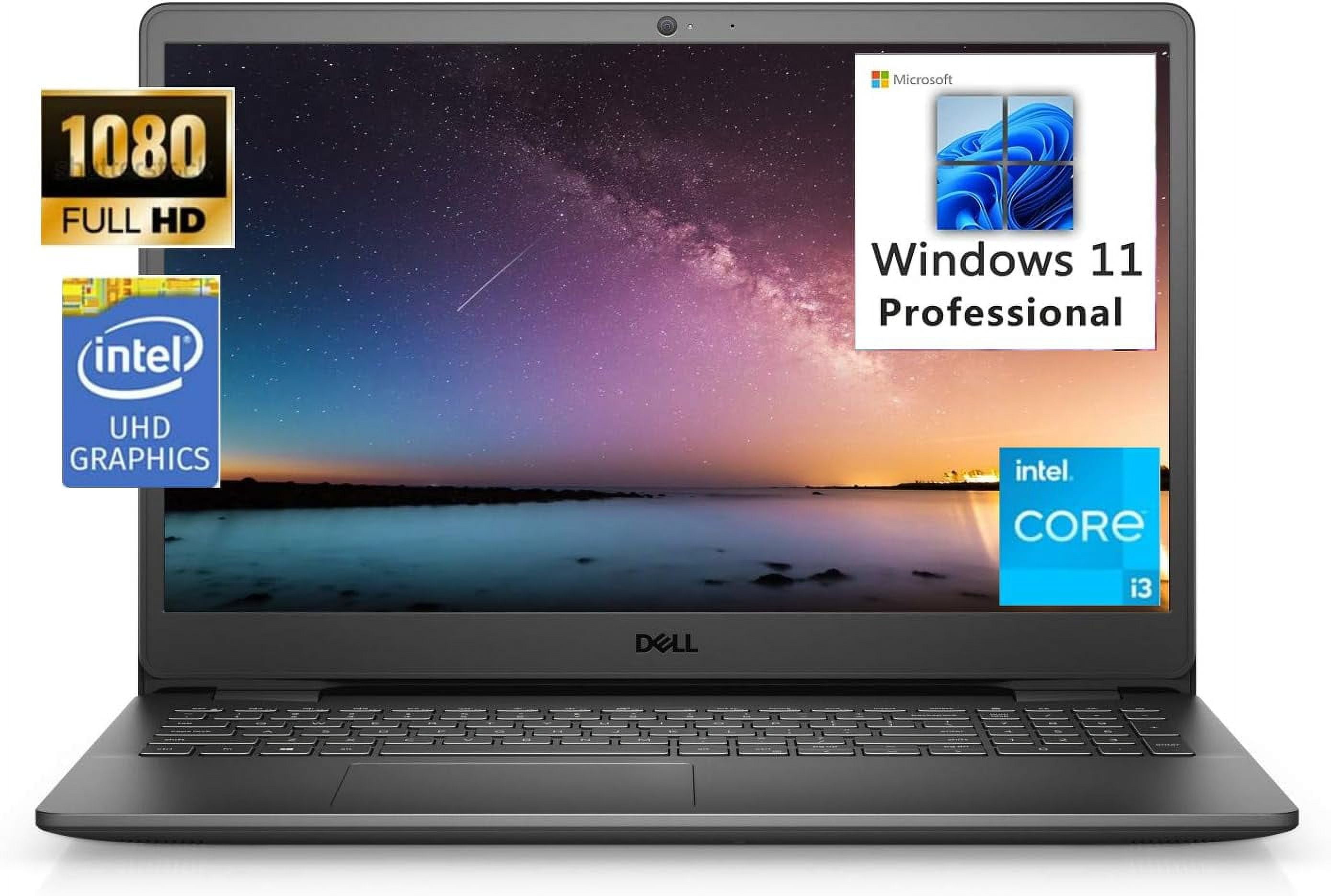 Dell 2023 Inspiron 15 3511 Business Laptop, 15.6" FHD Display, Intel Core i3-1115G4 up to 4.1GHz ...