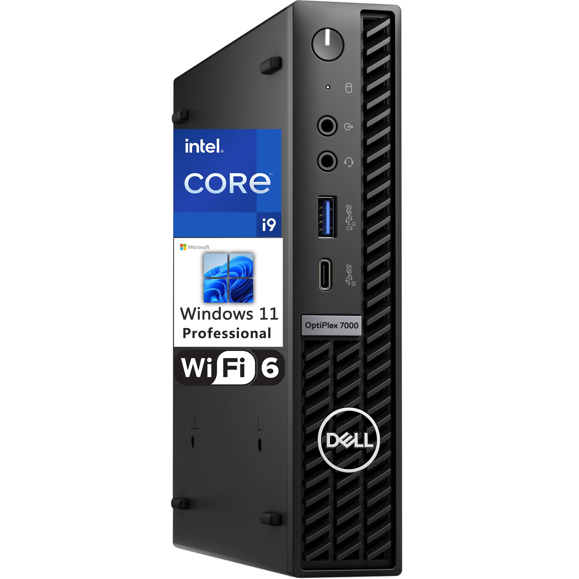Dell 2023 OptiPlex 7000 MFF Business Desktop Computer, 12th Intel 16 ...