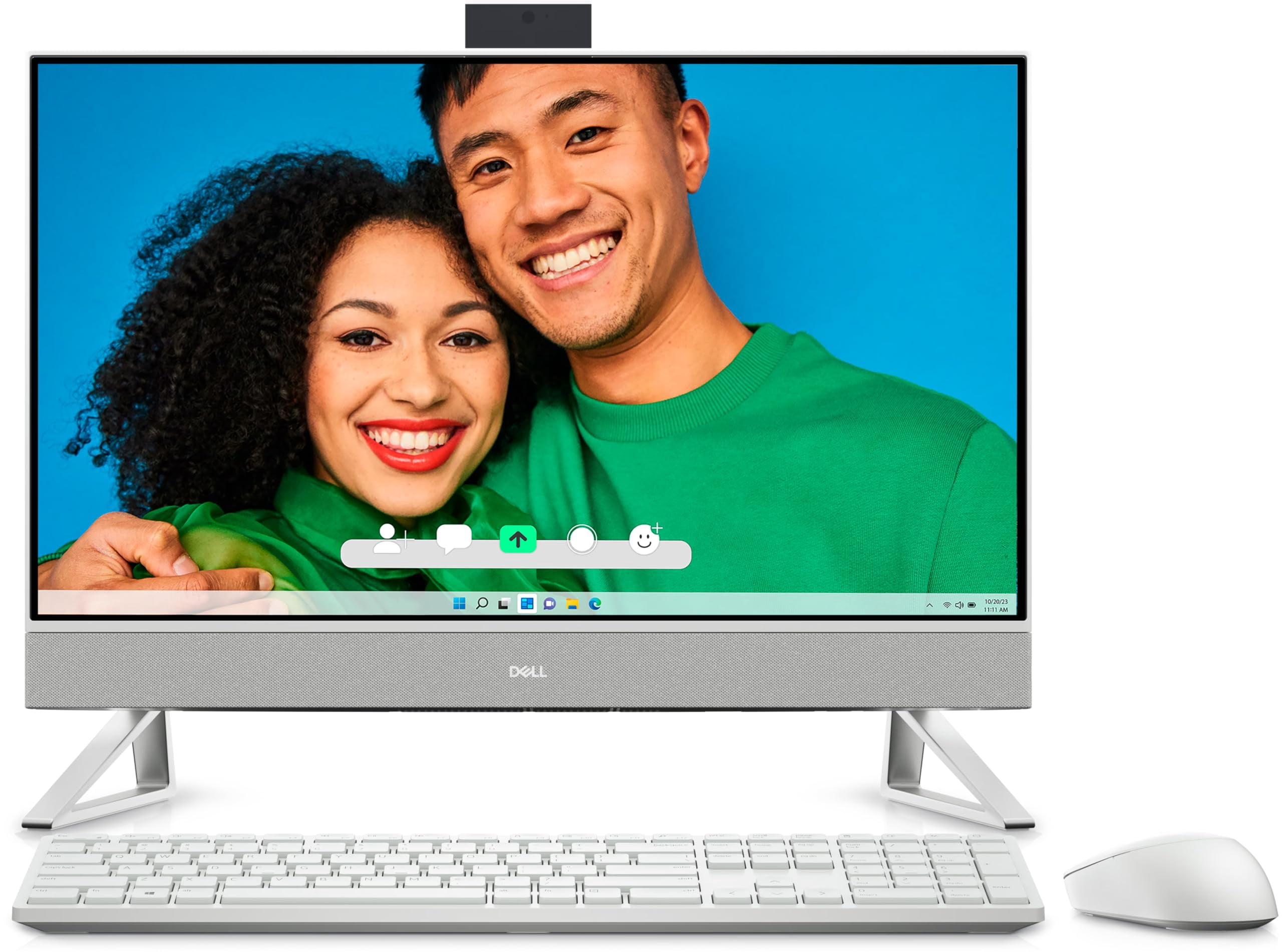 Dell 2025 Inspiron 27 AIO All-in-One Desktop 27" FHD IPS Touch 10-Core ...