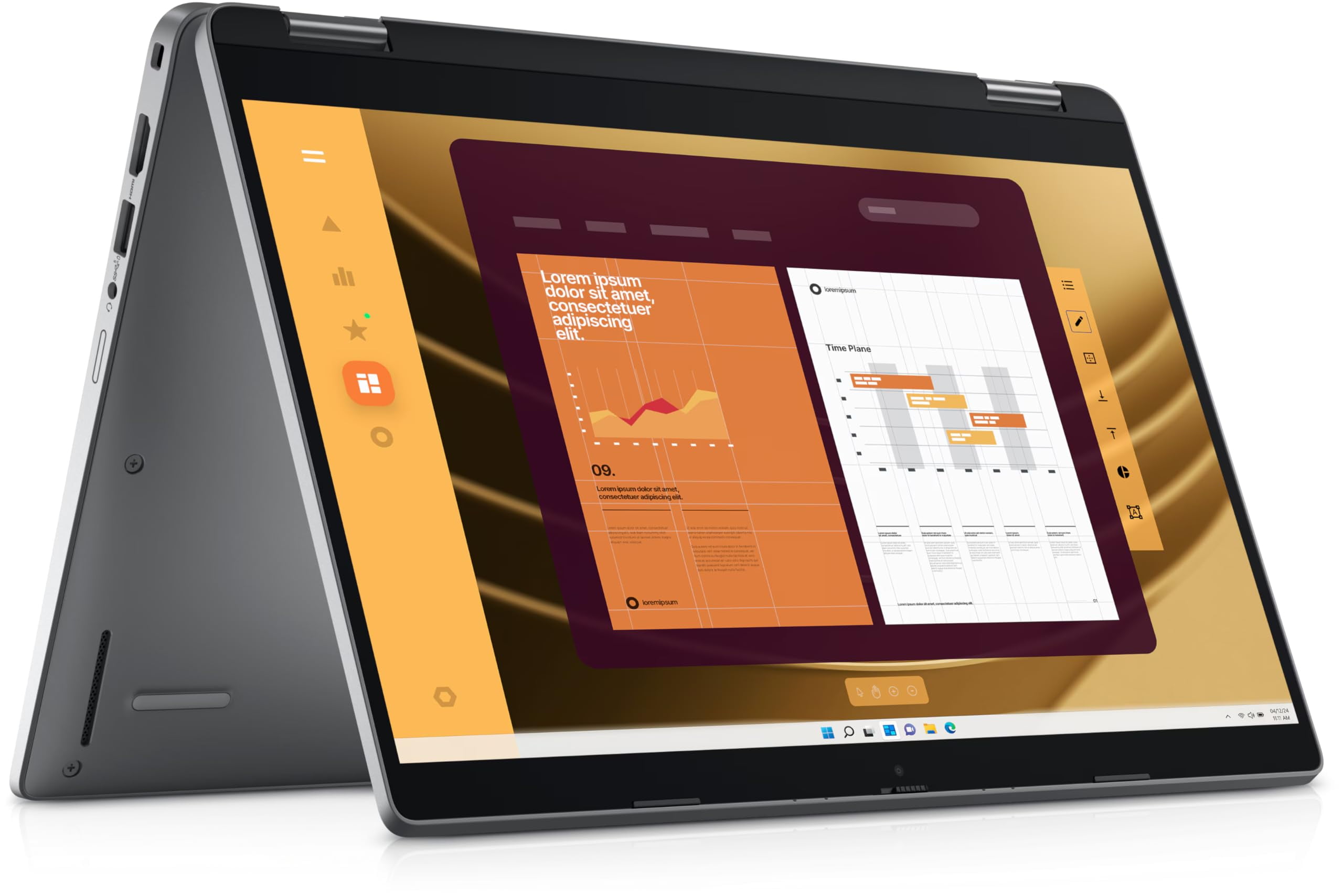 Dell 2025 Latitude 2-in-1 13.3” FHD IPS Touch Laptop 12-Core Intel Core ...