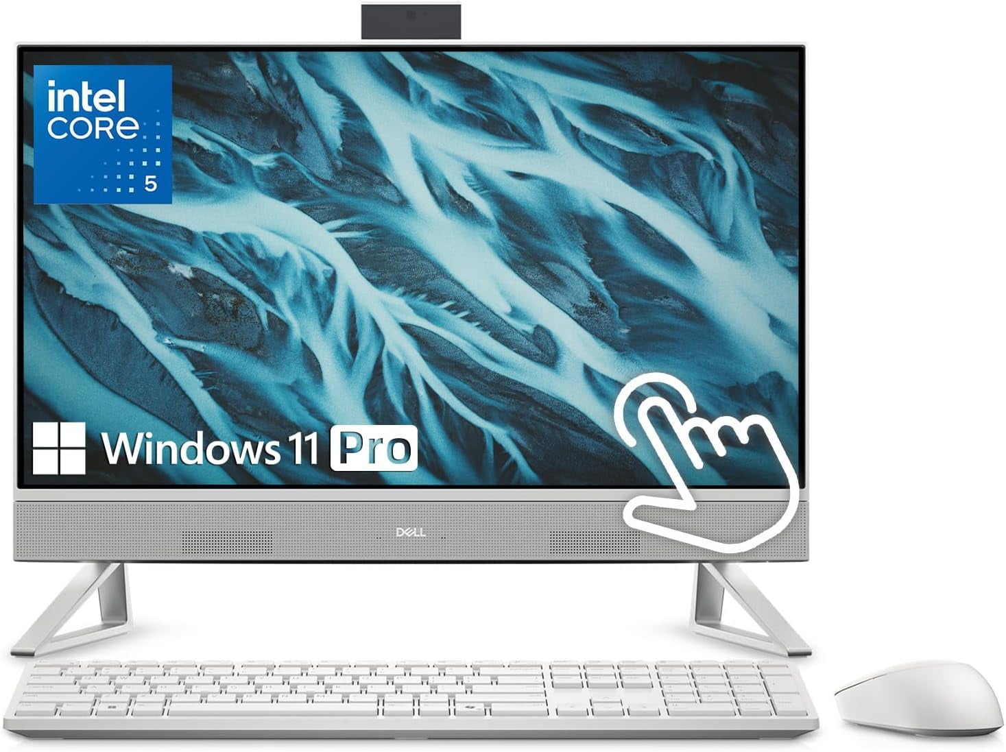 Dell 24" FHD IPS All in One Desktop PC, Touch Screen, Intel Core 5-12U ...