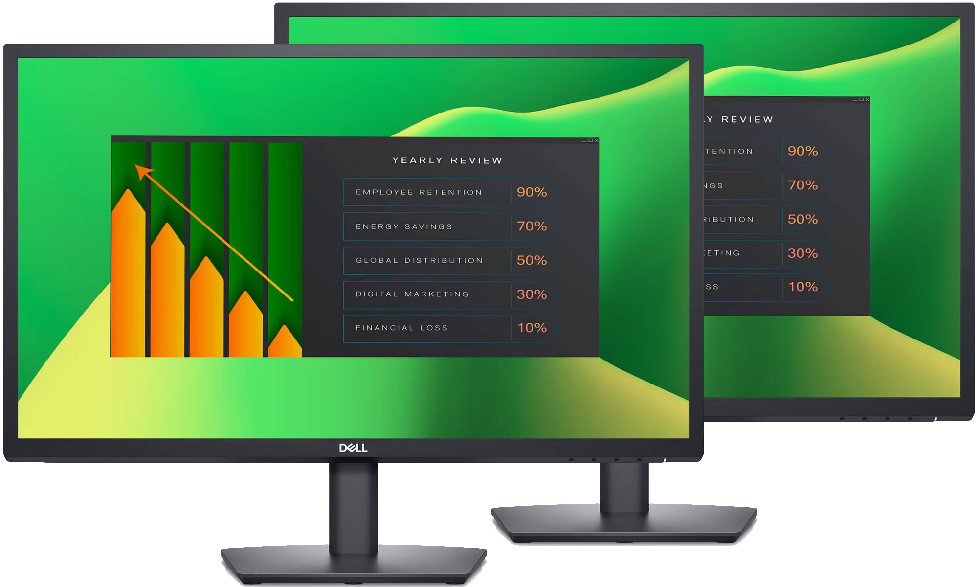 Dell 24" FHD VA (1920x1080) 60Hz Flicker Free Monitor, Anti-Glare ...