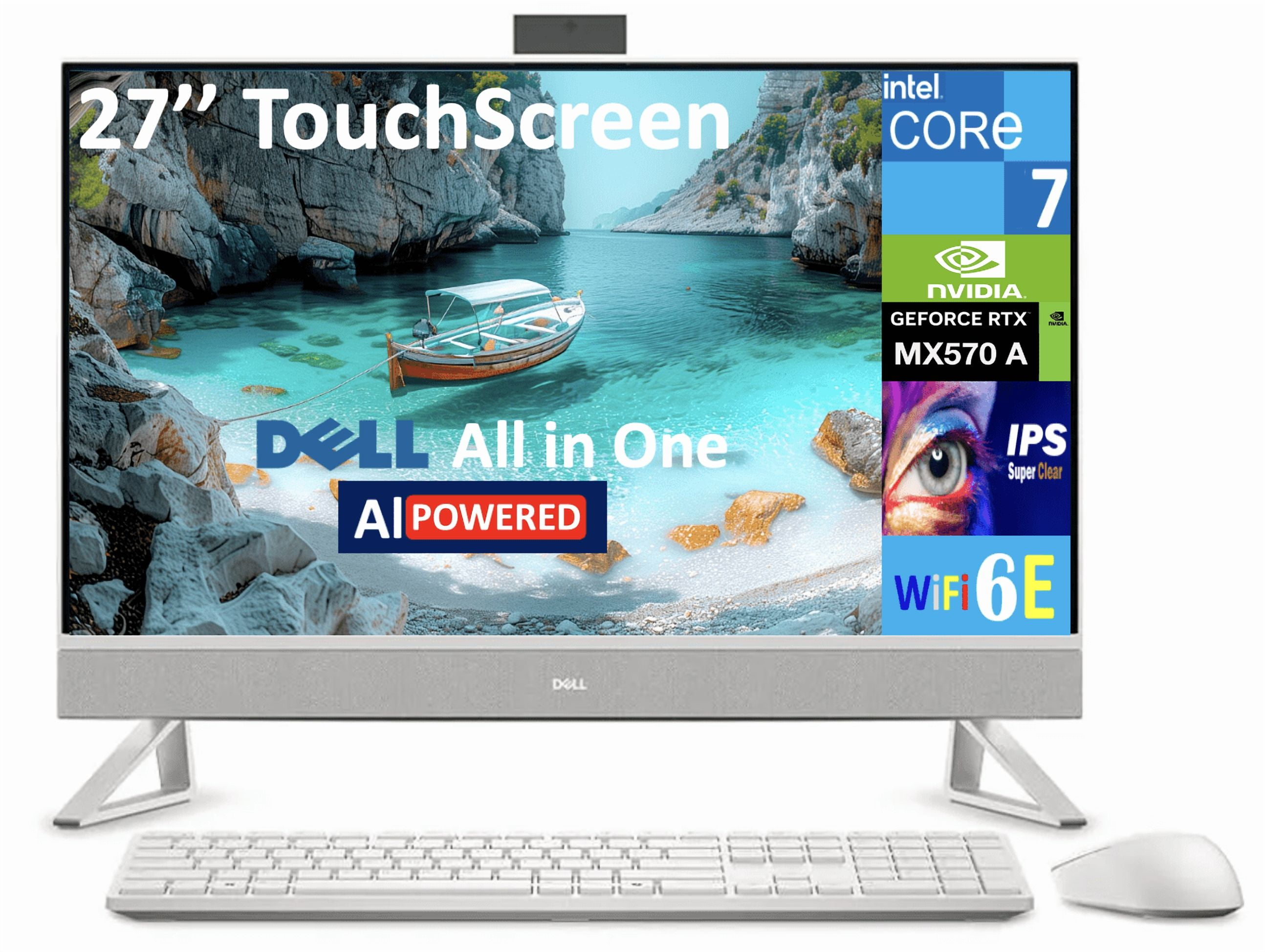 Dell 27 AI Powered All-in-One 27in Touchscreen IPS FHD Display (Intel ...