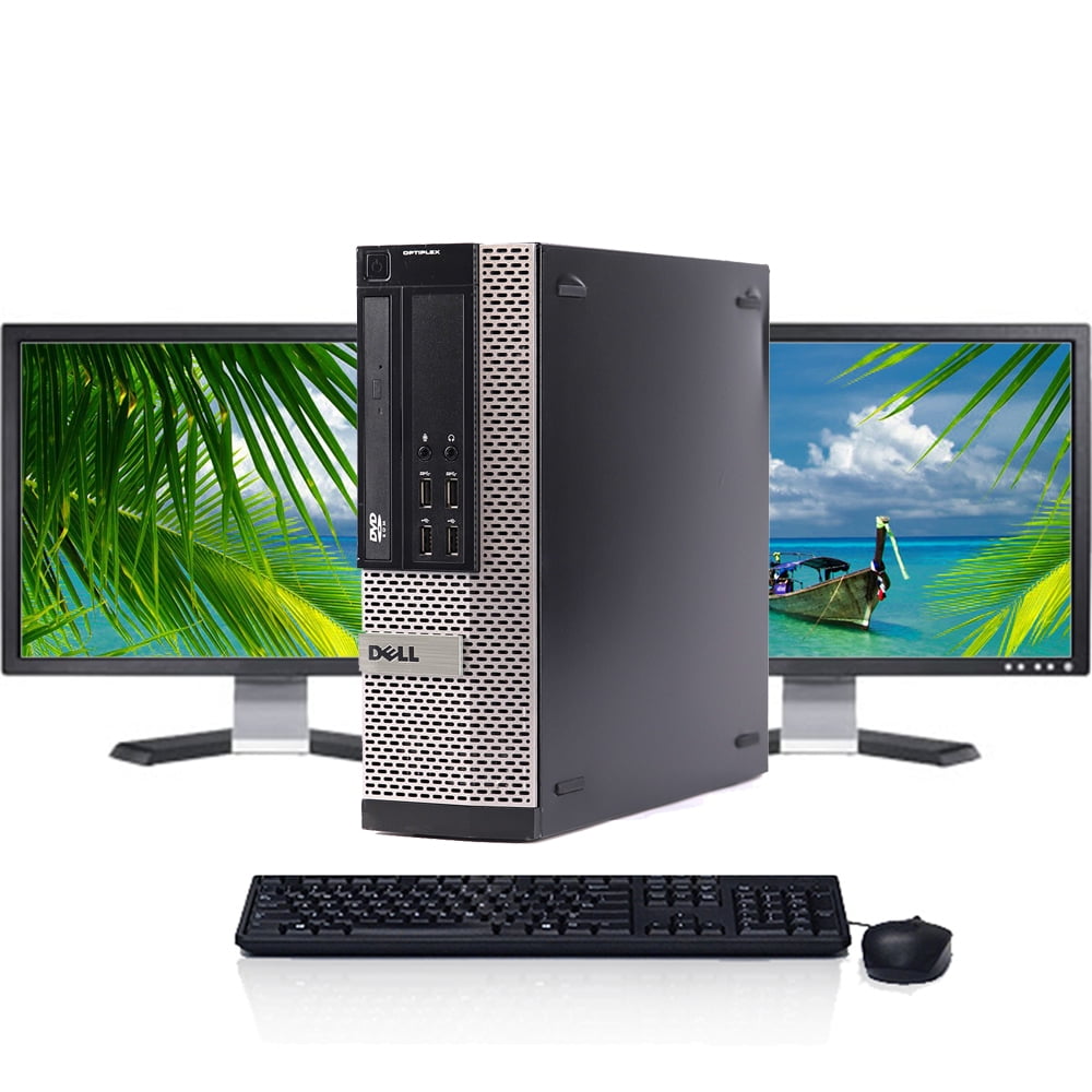 Dell 3010, 7010, 9010 Tower Core i5 8 GB RAM 256 GB SSD 19 LCD Key,Mice ...