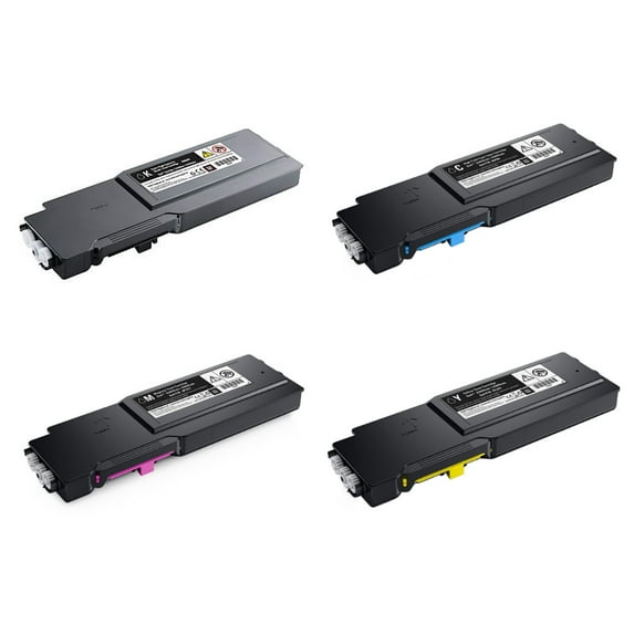 Dell 4-Color Toner Cartridge Set for 1250c, 1350cnw, 1355cn, C1760nw ...