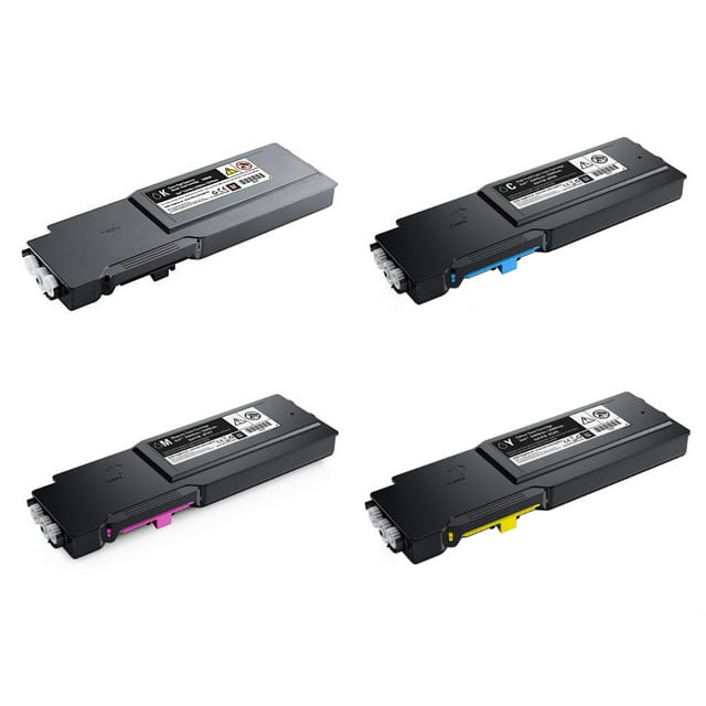 Dell 4-Color Toner Cartridge Set for 1250c, 1350cnw, 1355cn, C1760nw ...