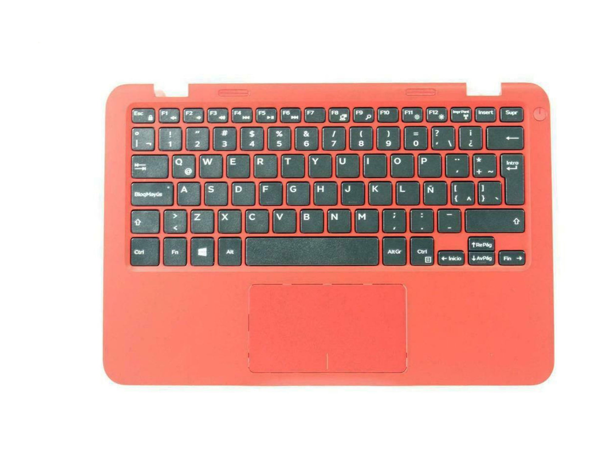Dell 54RJ3 Inspiron 3162 11.6" Red Palmrest Touchpad US English ...