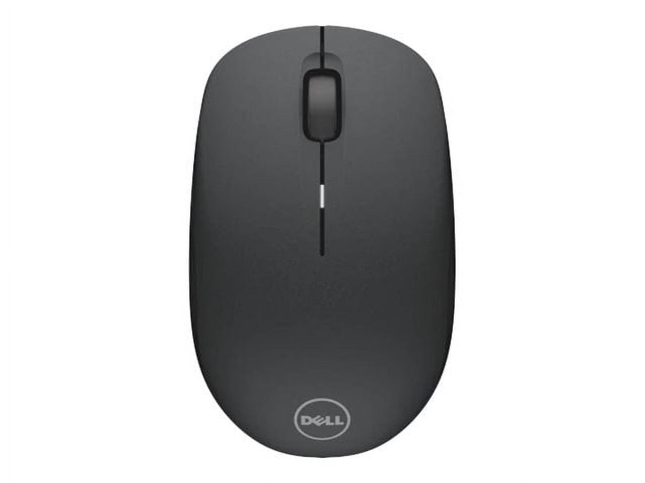 Dell WM126 - Mouse - optical - 3 buttons - wireless - RF - USB wireless ...