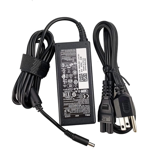 Dell 65 Watt AC Adapter for Dell - Laptop Power Supply, Charger ...