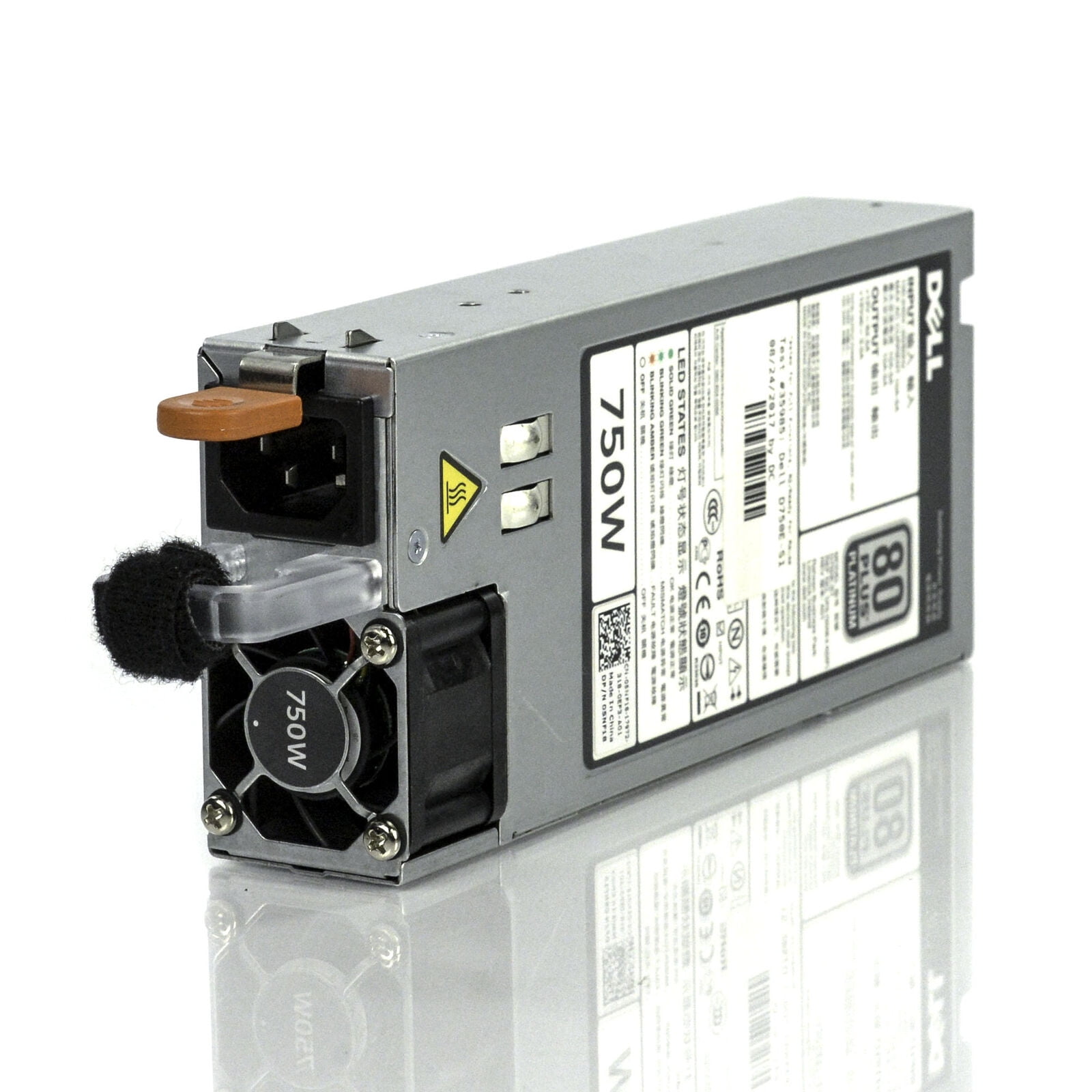 Dell 6W2PW - PSU 750W Switching Redundant Hot Swap Flextronics F750E-S0 ...